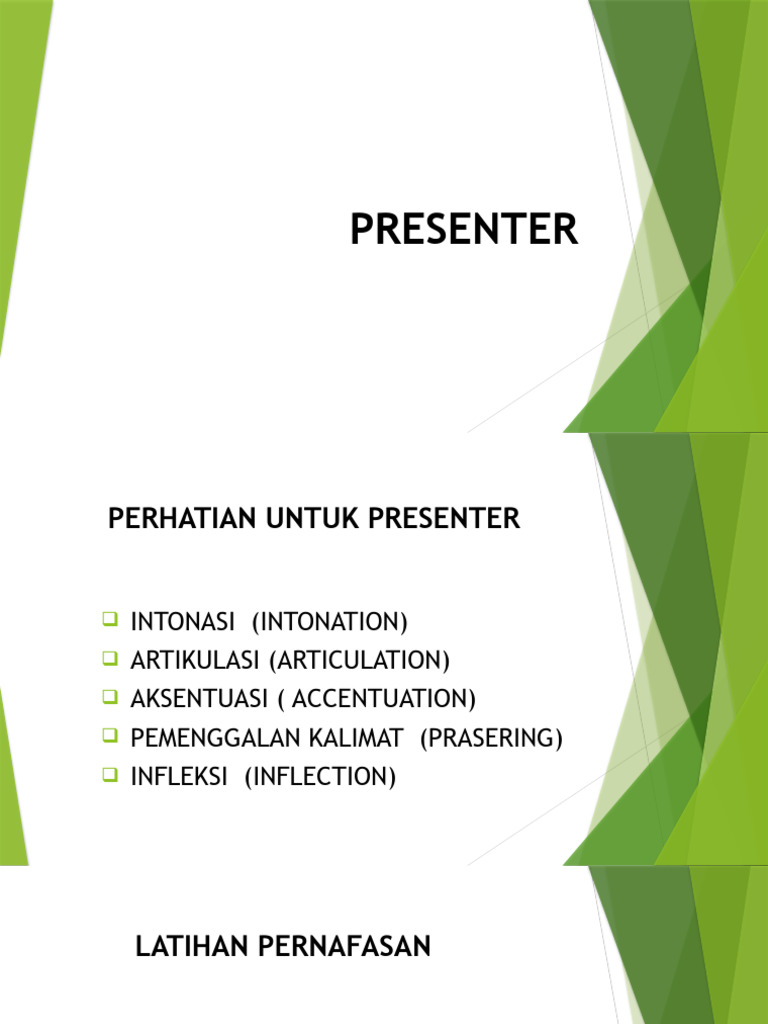 JADI PRESENTER Baru 2023 | PDF