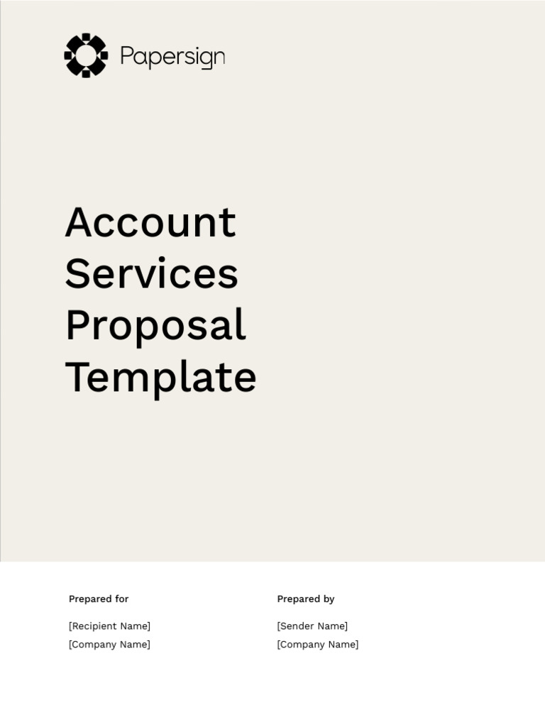 Accounting Services Proposal Template (new) | PDF