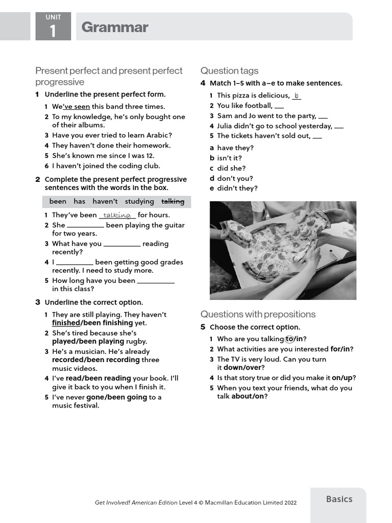 L4 Grammar Vocabulary Basic1 | PDF | Linguistics | Grammar