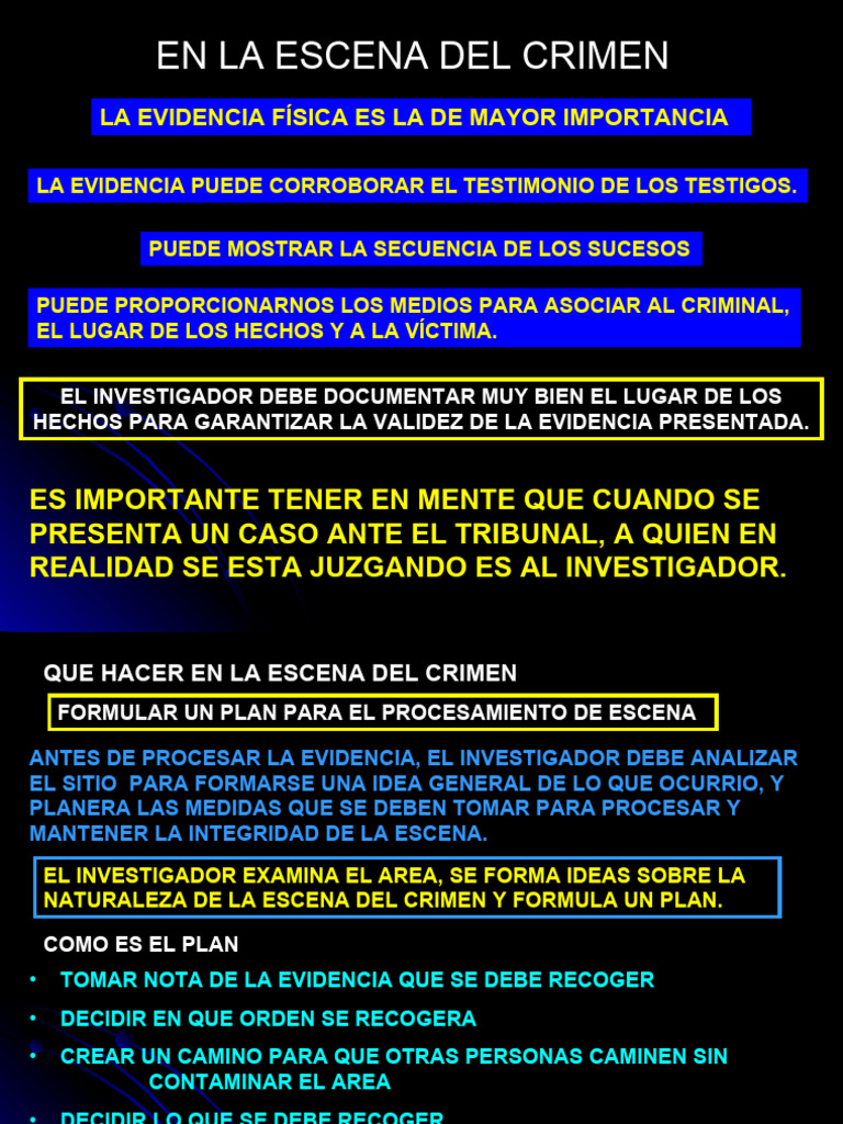 Escena Del Crimen2, Fotografia Forense. | PDF | Crímenes | Crimen y ...