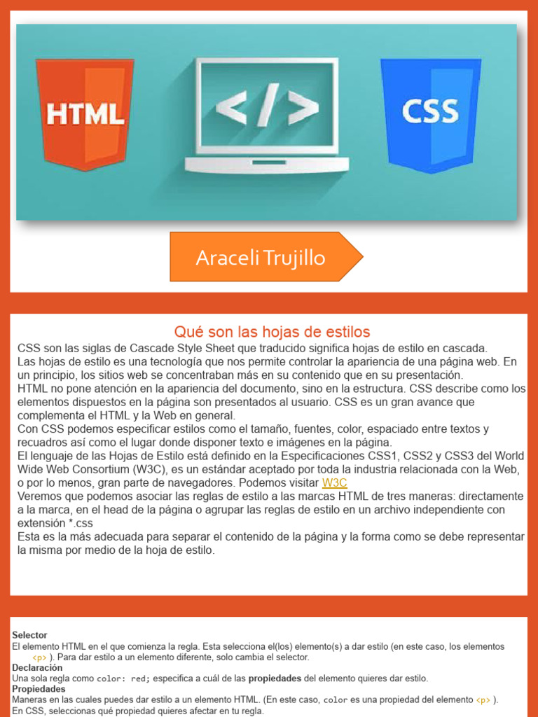 Hojas de Estilos | PDF | HTML | ciberespacio