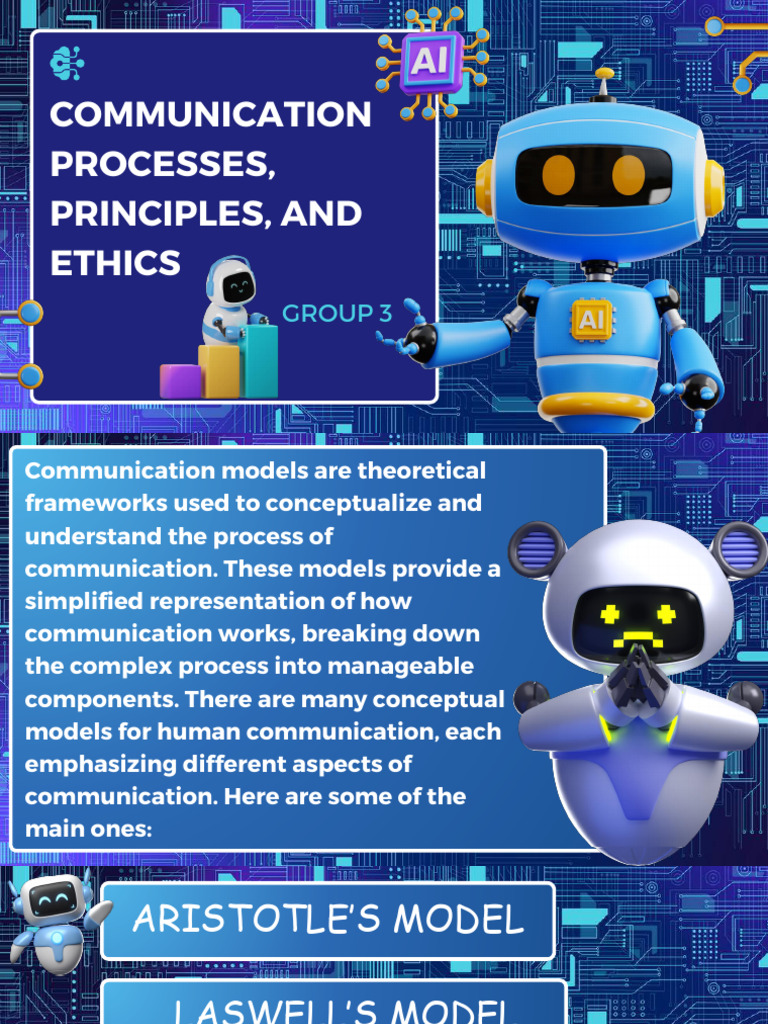 Group 3 Communication Processes, Principles, and Ethics | PDF ...