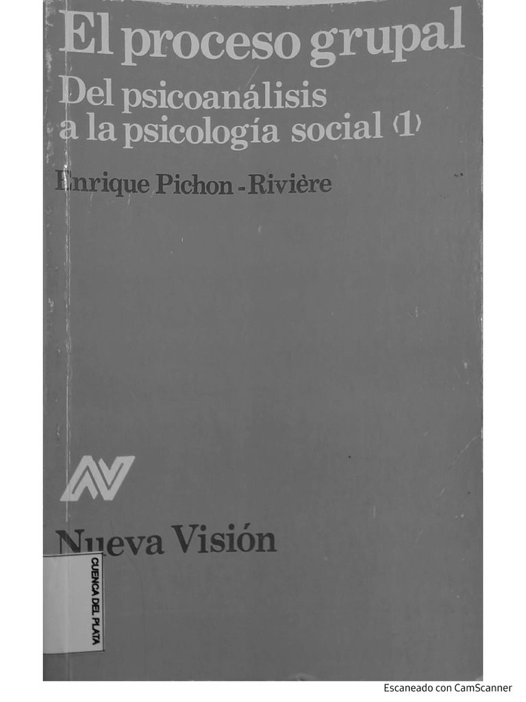 Pichón Riviere El Proceso Grupal | PDF