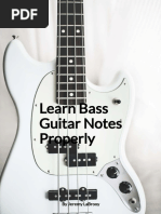 5-String Bass Notes Chart (With Fretboard Photos) - BassOx | PDF ...