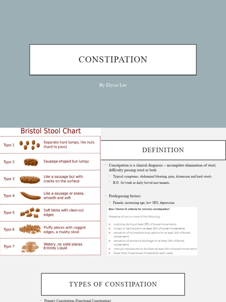 Constipation | PDF | Constipation | Rectum