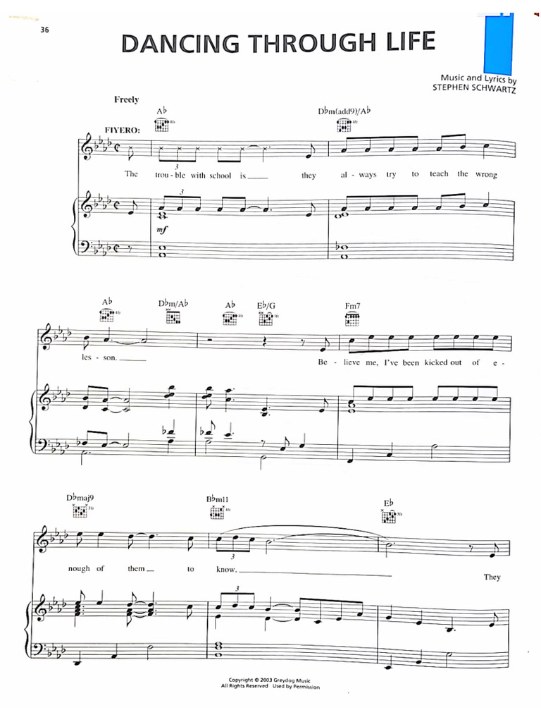 1 Dance through Life | PDF