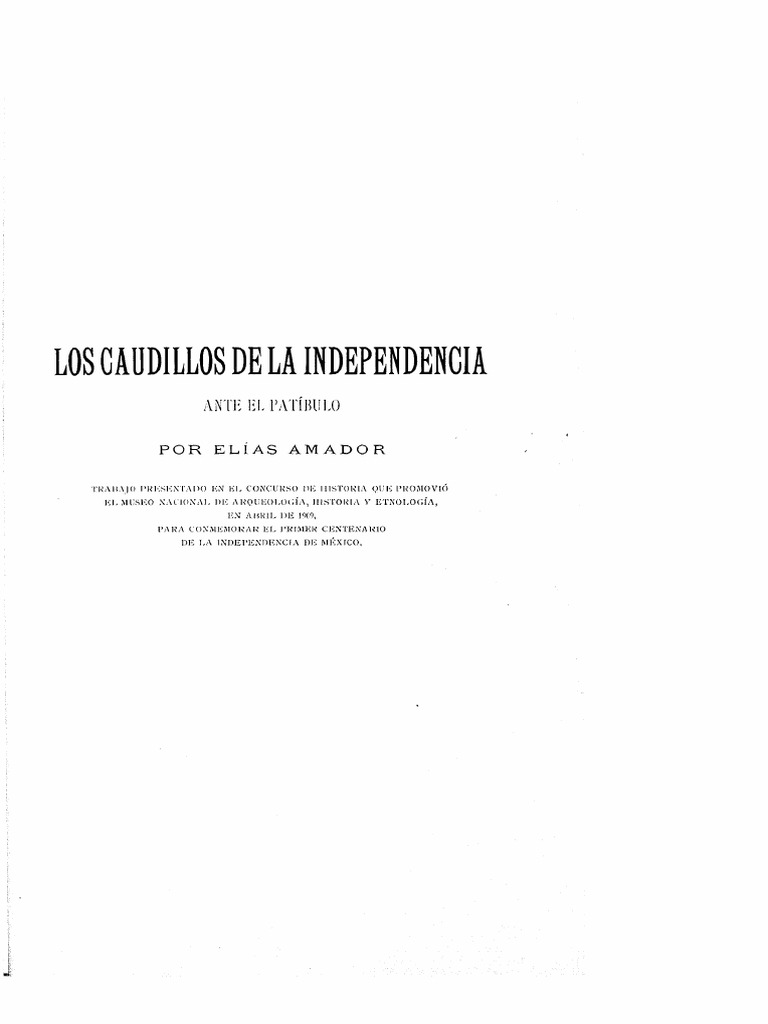 Los Caudillos de La Independencia: Ante El Patíbulo | PDF | Historia