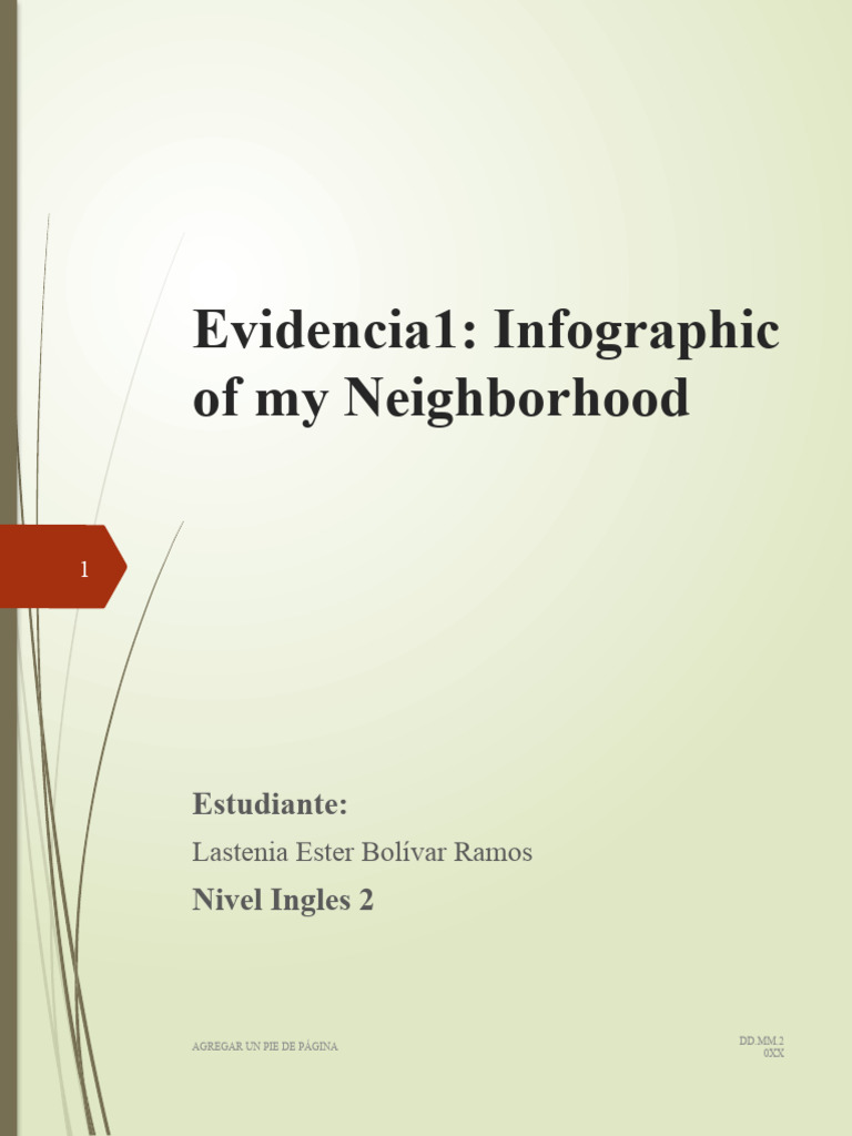 My Neighborhood Infographic | PDF