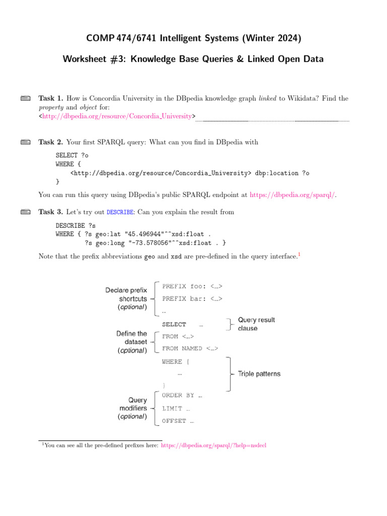 Worksheet03 - Knowledge Base Queries & Linked Open Data | PDF | Databases | Information Science