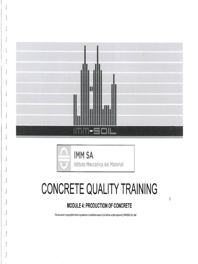 Module 4 Production of Concrete | PDF
