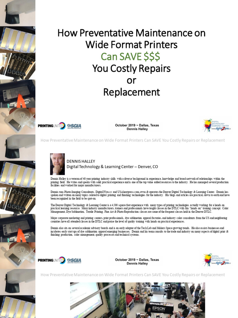 How Preventative Maintenance - Halley | PDF | Printer (Computing ...