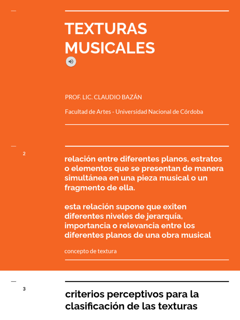 Texturas Musicales | PDF