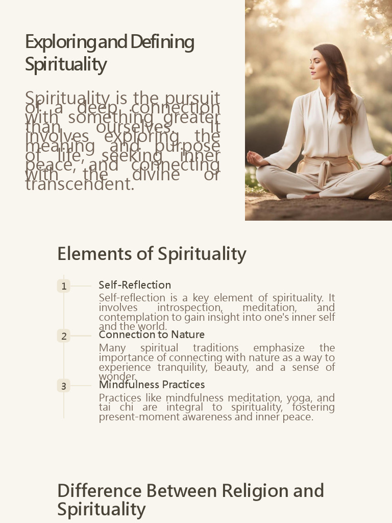 Exploring-and-Defining-Spirituality 1 | PDF | Spirituality | Meditation