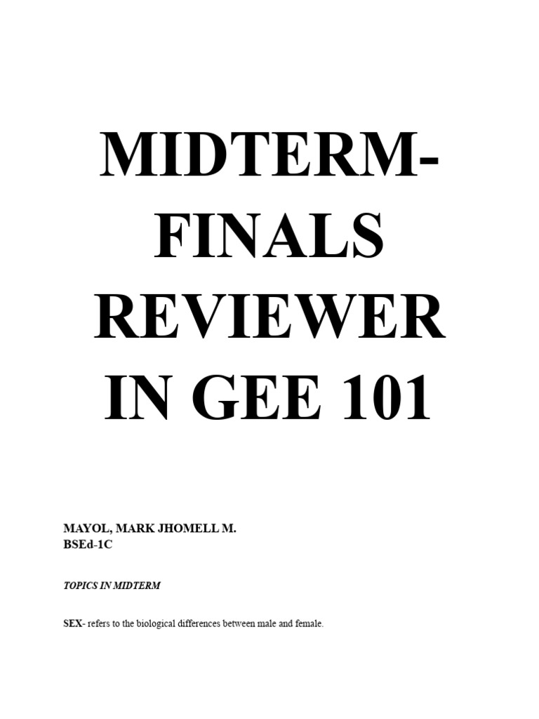 Mayol Mark Jhomell M. | PDF