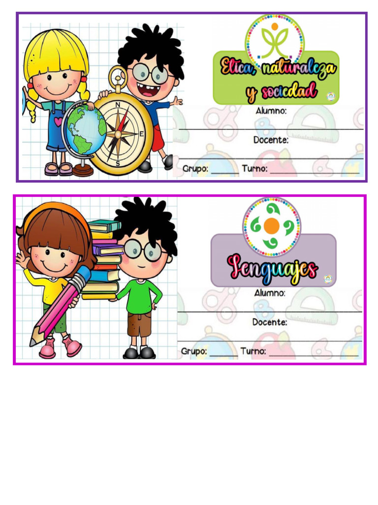 Etiquetas Campos Formativos 1A | PDF