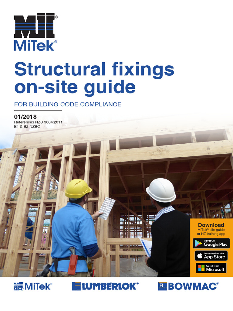 MiTek Structural Fixings On Site Guide | PDF