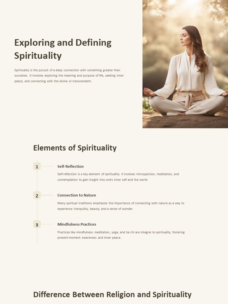 Exploring-and-Defining-Spirituality Final | PDF | Self-Improvement