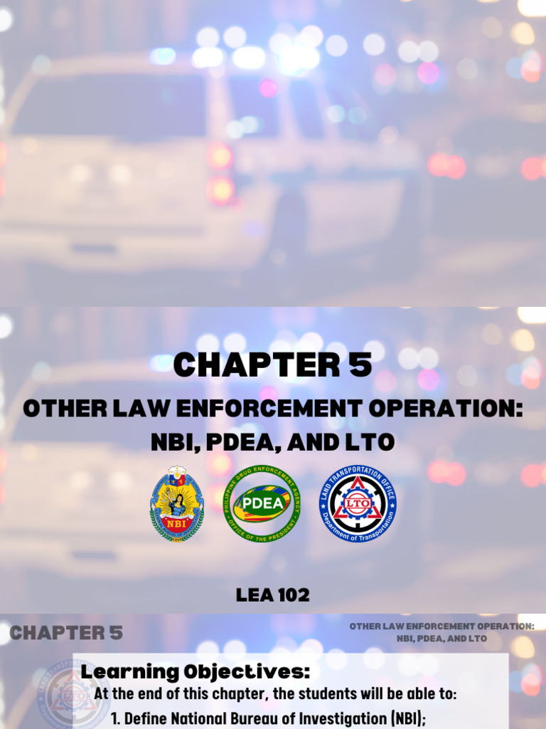 Lea 102 - Chapter 5 | PDF | Search Warrant | Public Law