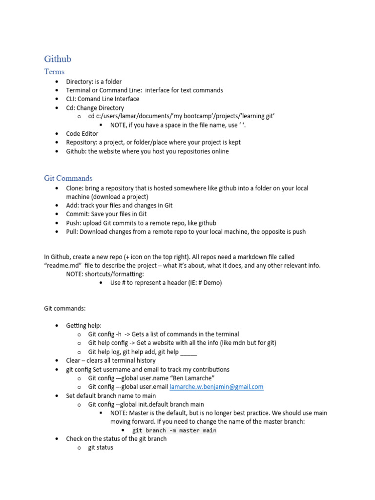 Github: Terms | PDF | Computer File | Directory (Computing)