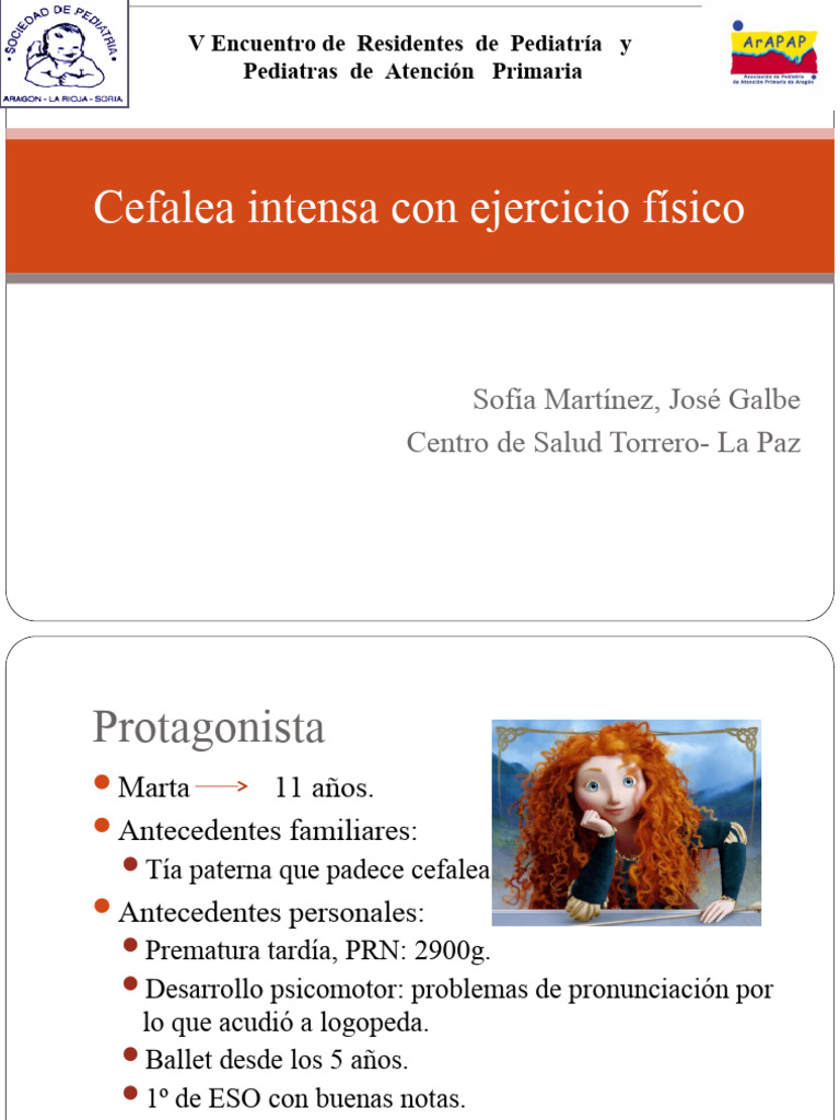 Cefalea Intensa Con Ejercicio Fisico | PDF