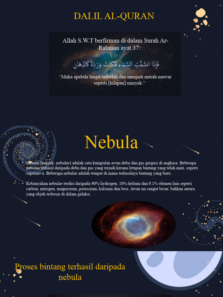 Nebula dan Lohong Hitam dalam Al-Quran | PDF | Ilmu Sosial | Sains ...
