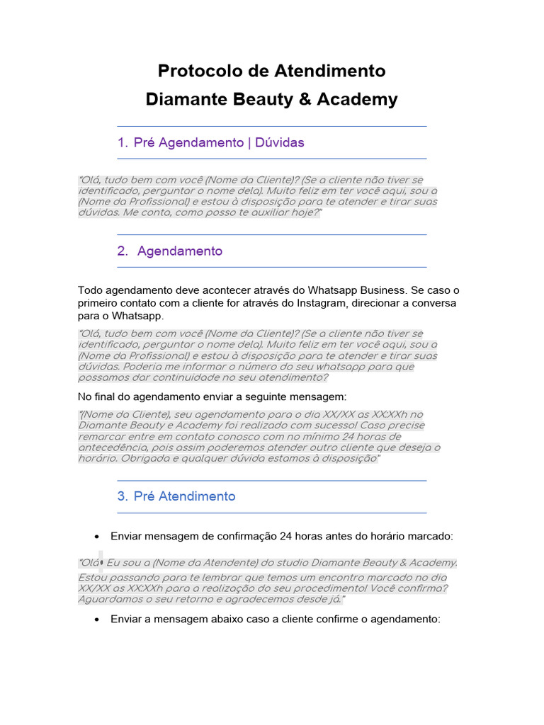 Protocolo de Atendimento | PDF