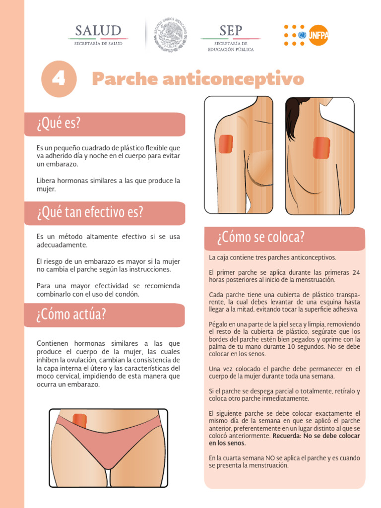 4 Parches Anticonceptivos Ficha Informativa | PDF | Control de la ... 4 Parches Anticonceptivos Ficha Informativa | PDF | Control de la ...