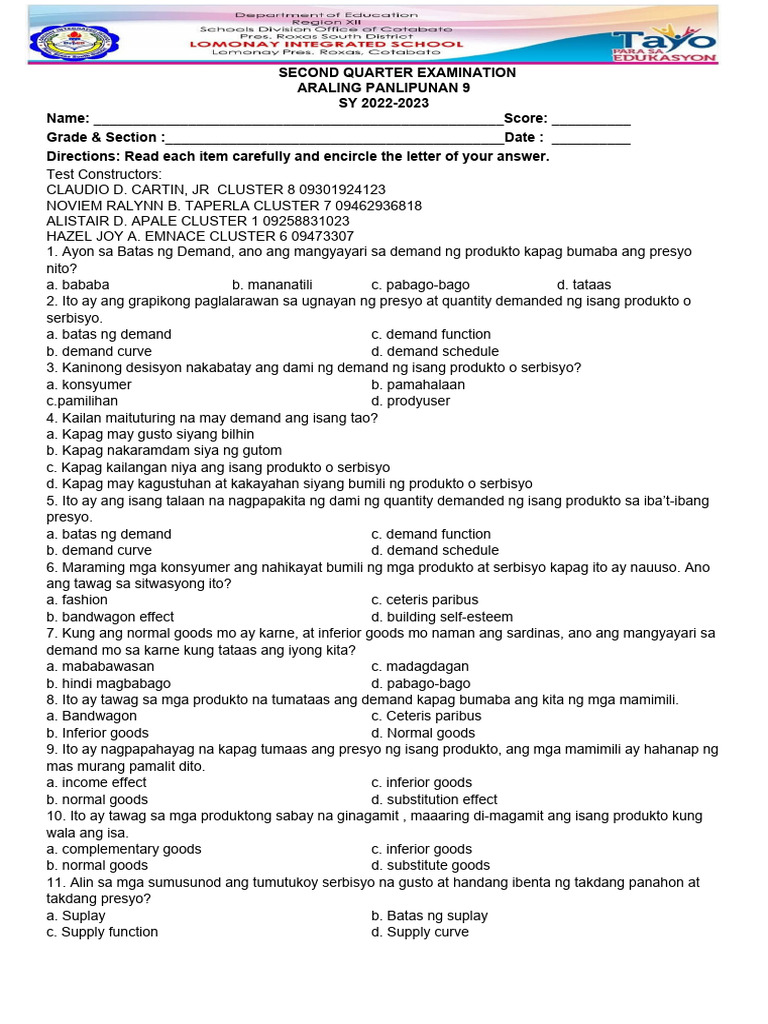 Ap 9 - Final | PDF