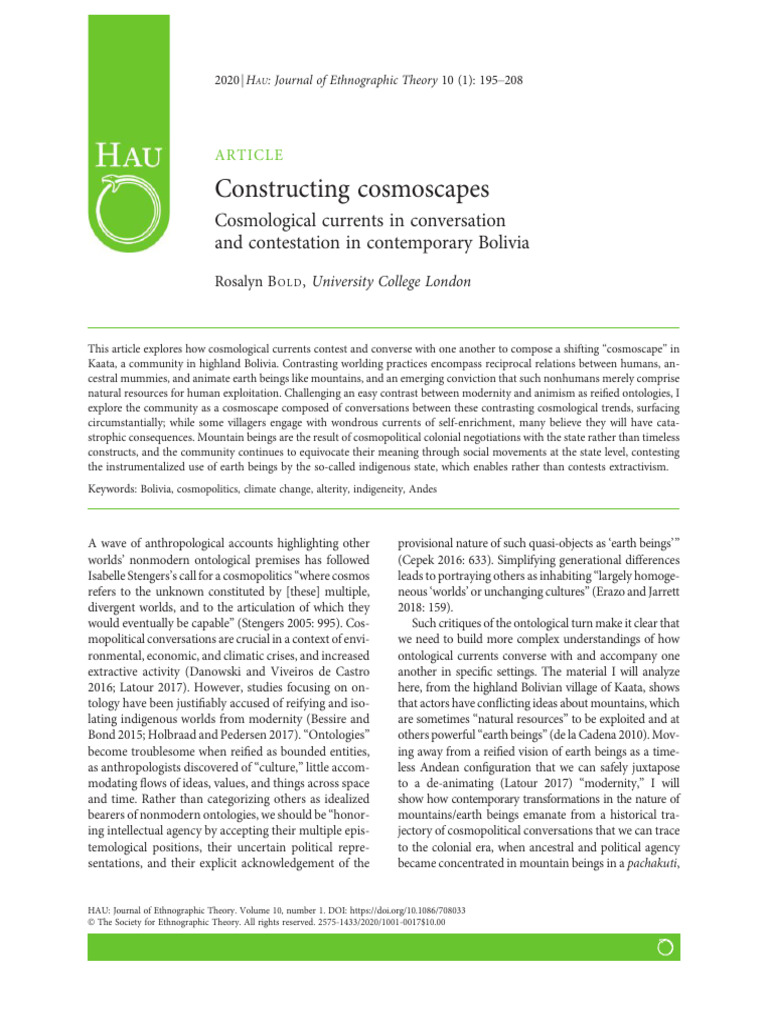 Constructing cosmoscapes | PDF | Ontology
