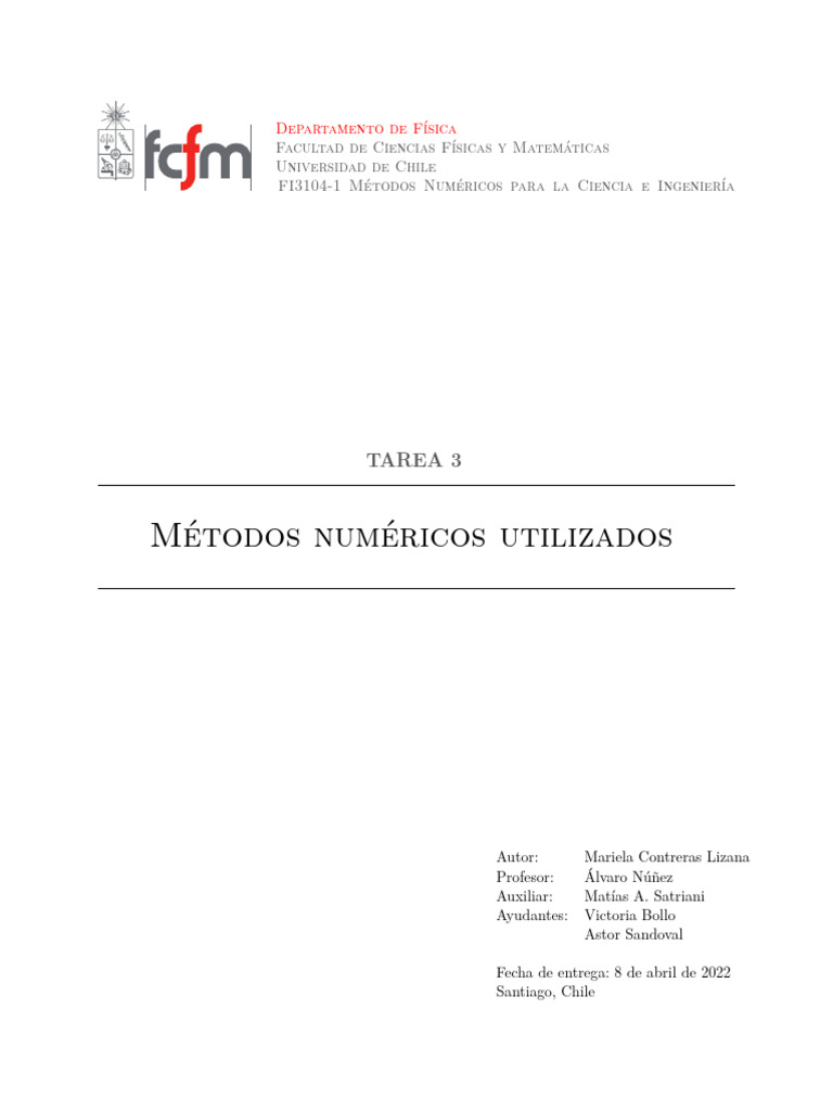 Tarea 3 Num Ricos | PDF | Integral | Análisis numérico