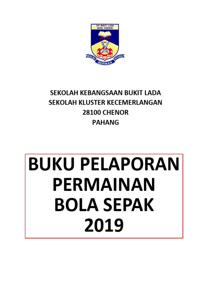 Buku Pelaporan Bola Sepak SKS | PDF