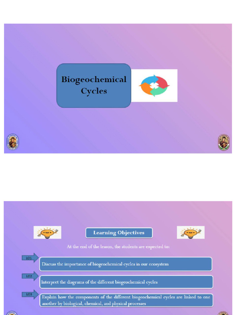 Environmental Science MIDETERM (Lesson 1) Biogeochemical Cycles | PDF