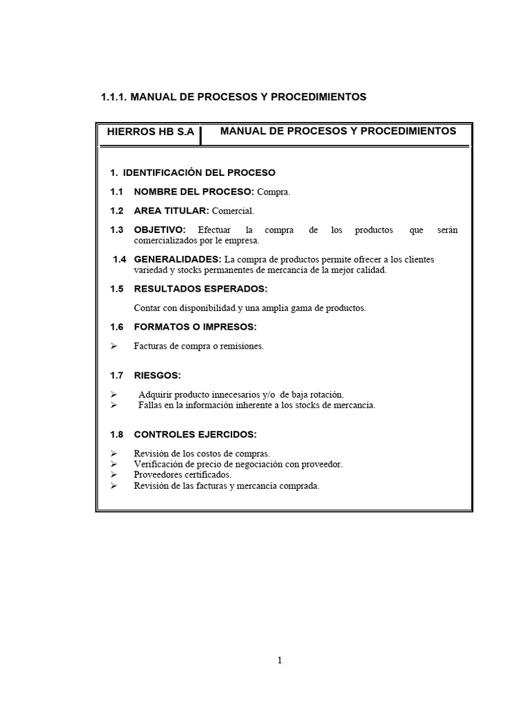 Manual de Compras y Procedimientos | PDF | Factura | Business