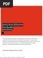 PR Industrial Building Allowance | PDF | Expense | Cost