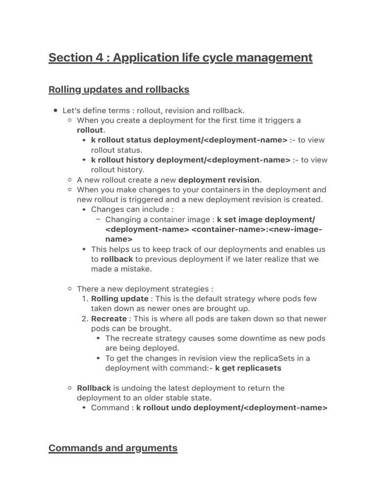 Section 4 Application Life Cycle Management Pdf Information