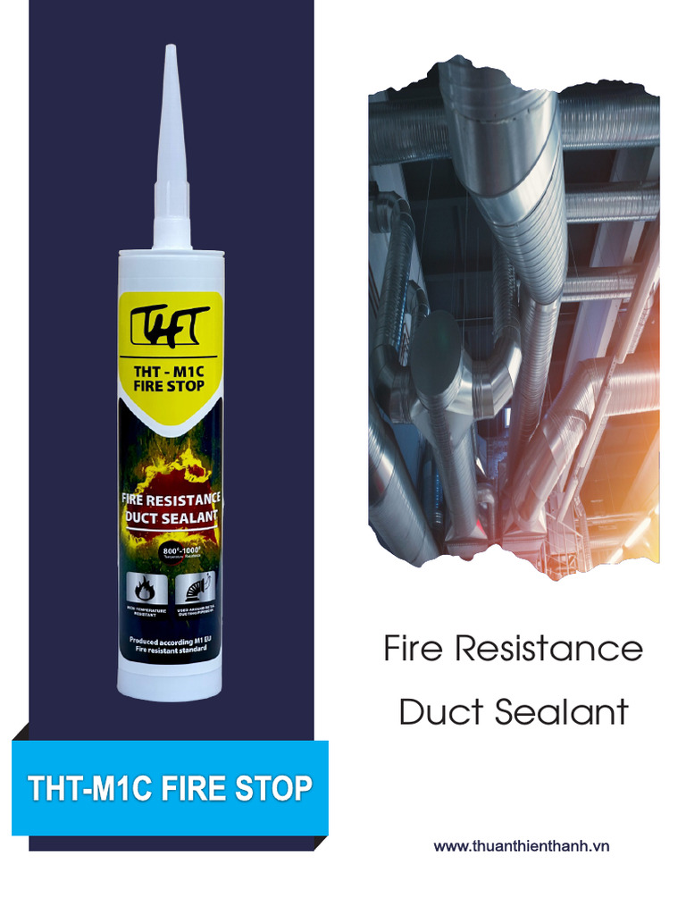 TDS THT-M1C FIRE STOP White | PDF | Materials | Building Engineering