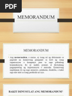 Aralin 1 Pagsulat NG Memorandum | PDF