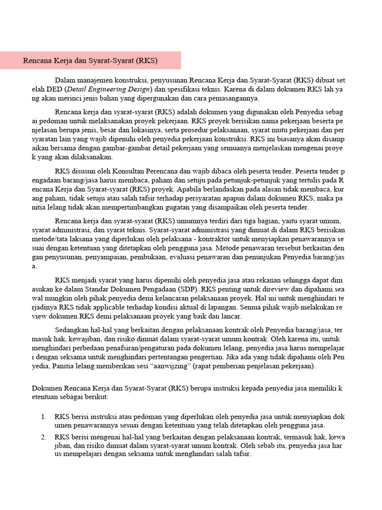 Tugas 3 Syarat Rks | PDF