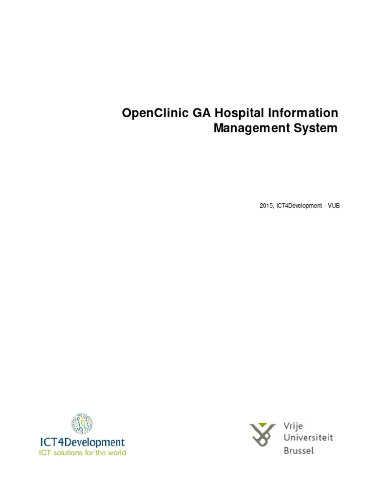 OpenClinic GA Hospital Management System | PDF | Patient | Electronic ...