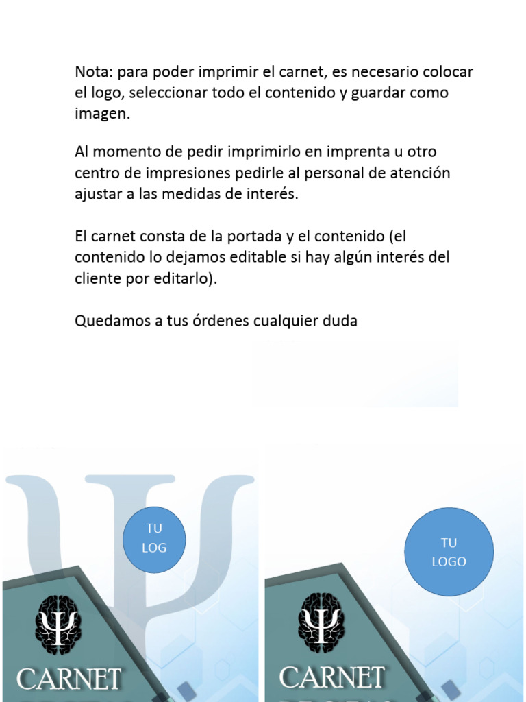 Instrucciones para Imprimir Carnet | PDF