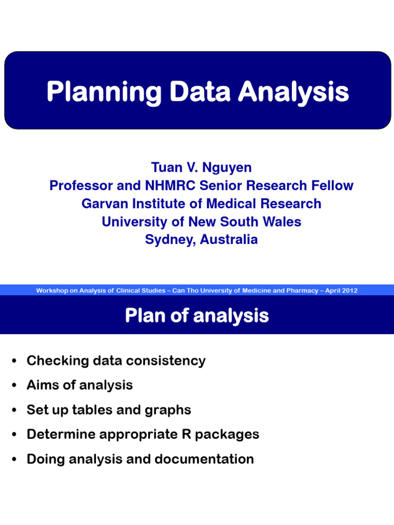 k2 Attachments CT Lecture 3. Planning Data Analysis | PDF | Statistical ...