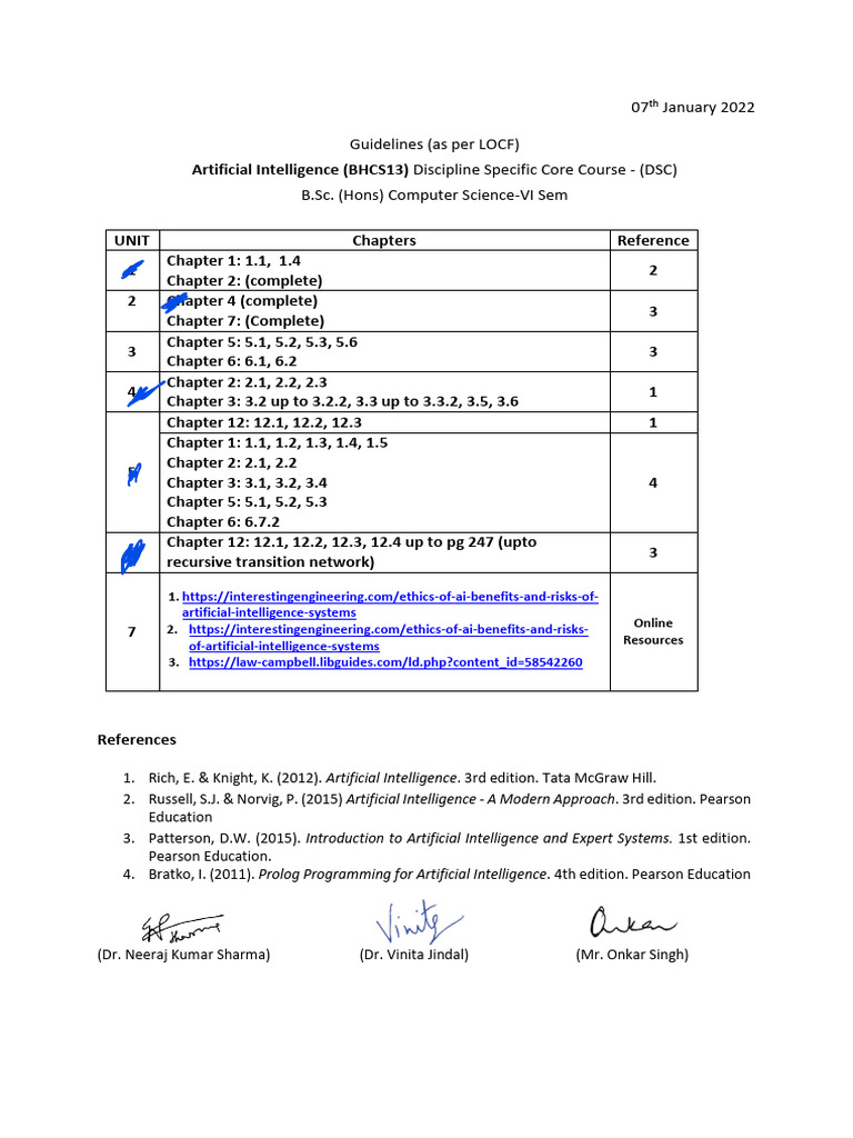 AI LOCF (Guidelines) Final - 7thjan2022 | Download Free PDF ...