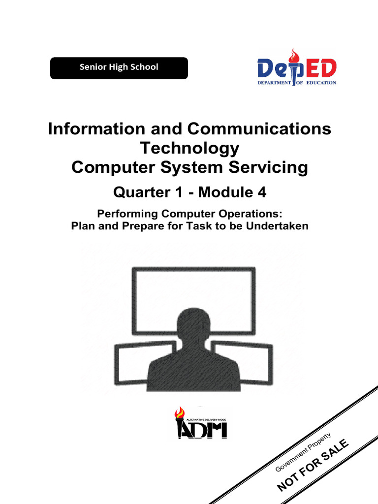 Q1 ICT-CSS12 Module4 Week4 v5 | PDF | Occupational Safety And Health | Electrical Connector