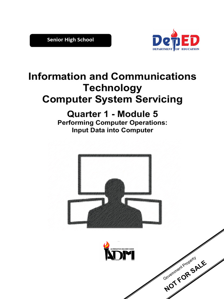 Q1 ICT-CSS12 Module5 Week5 v5 | PDF | Computer Data Storage | Input/Output