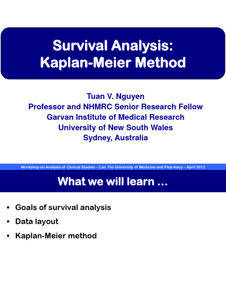 k2 - Attachments - CT Lecture 20. Survival Analysis - Part 2 | PDF