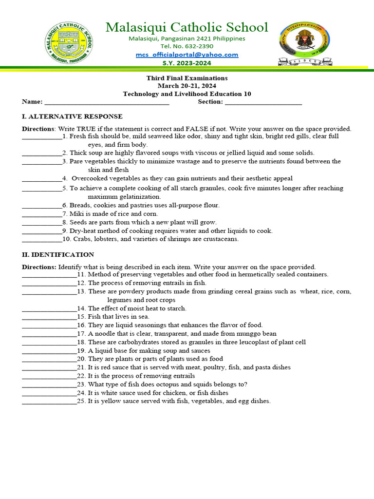 3rd Finals Exam2 | PDF | Technology & Engineering