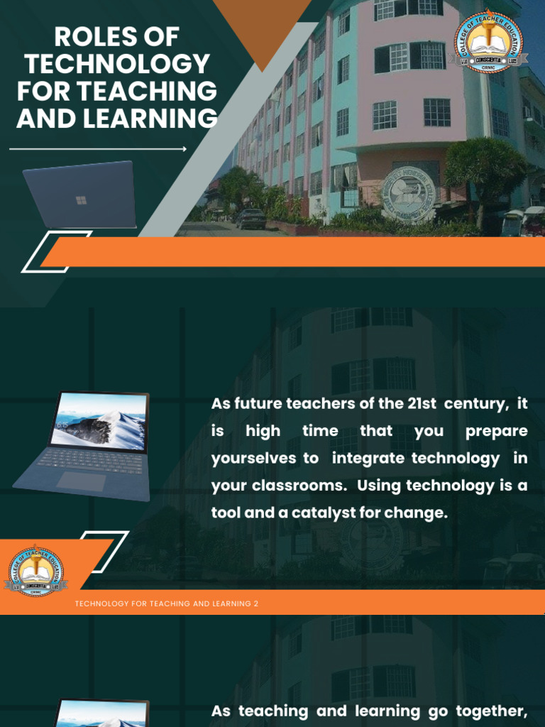 Lesson 2. Roles of Technology | PDF | Learning | Teachers