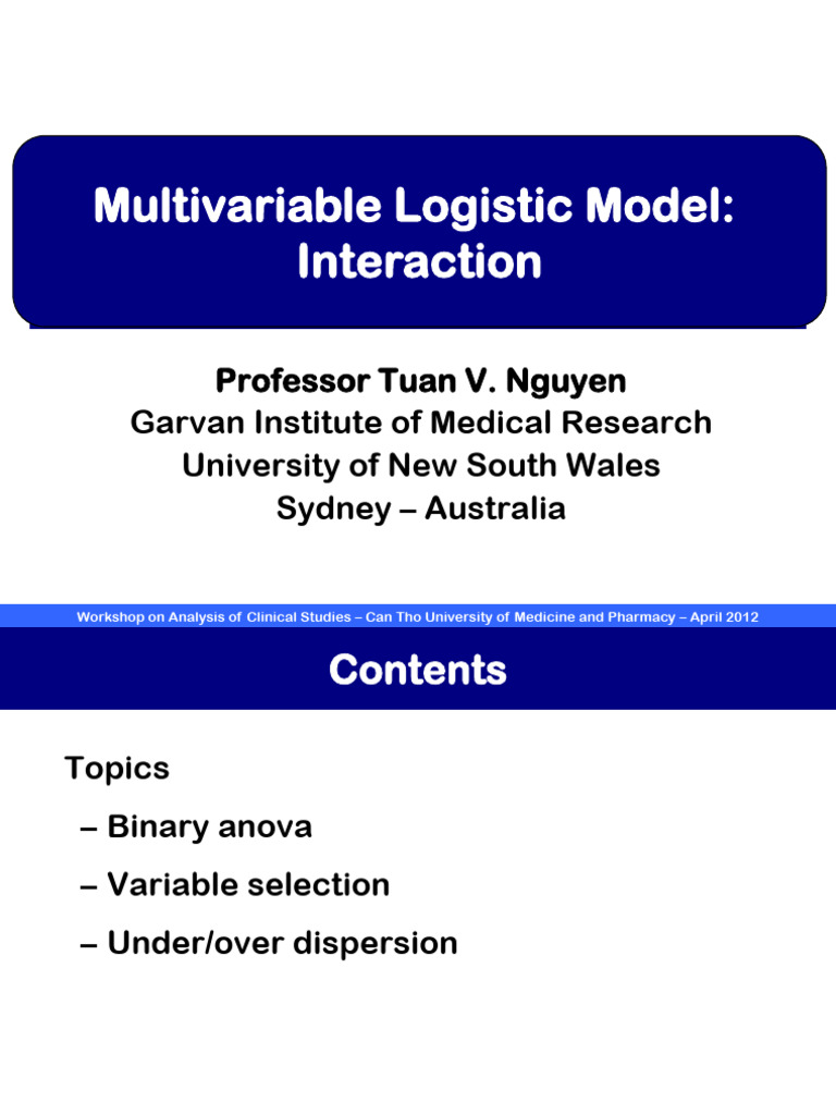 K2 Attachments Ct Lecture 18a Multiple Logistic Regression Model 3 Pdf Errors And