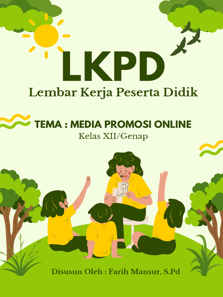 LKPD Media Promosi Online Kelas XII | PDF