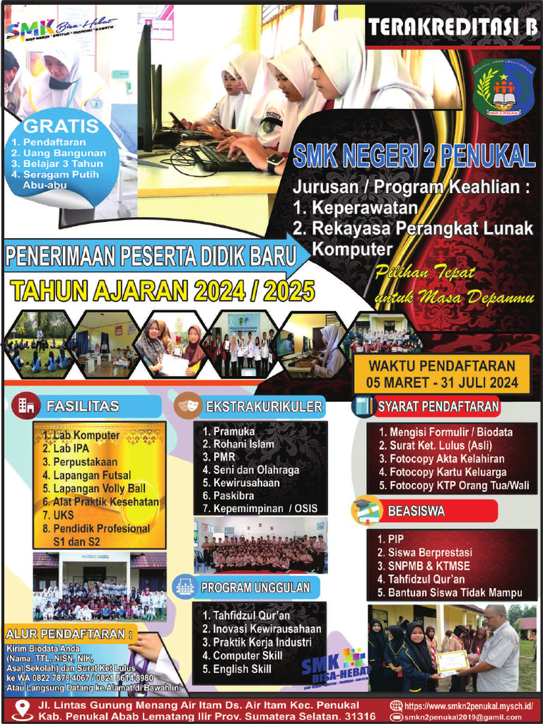 Brosur SMKN 2 PNK 2024.2025 34 Bit | PDF